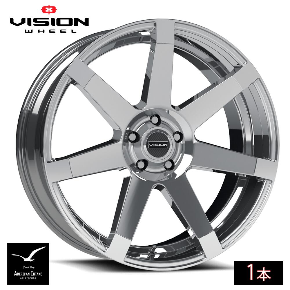 【楽天市場】Vision Wheel ビジョンホイール 9042 Sultan | Chrome ( 1本 )：American-Intake