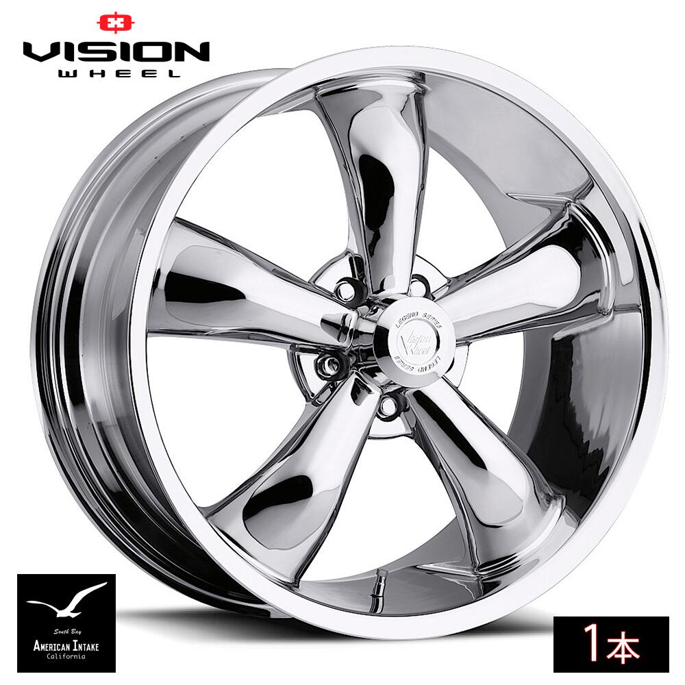 【楽天市場】Vision Wheel ビジョンホイール 142 Legend 5 | Chrome ( 1本 )：American-Intake