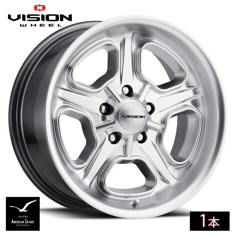 【楽天市場】Vision Wheel ビジョンホイール 147 Daytona | Hyper Silver ( 1本 )：American ...
