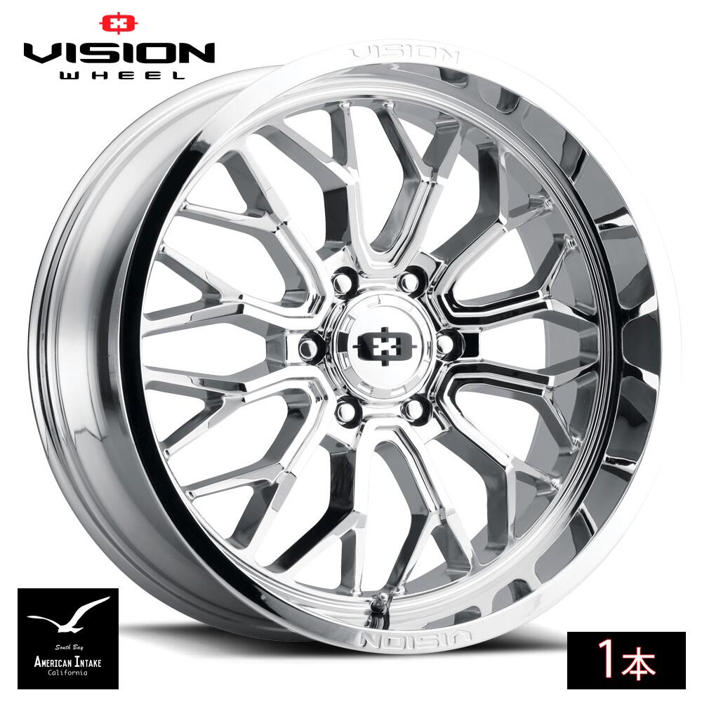 【楽天市場】Vision Wheel ビジョンホイール 402 Riot | Chrome ( 1本 )：American-Intake