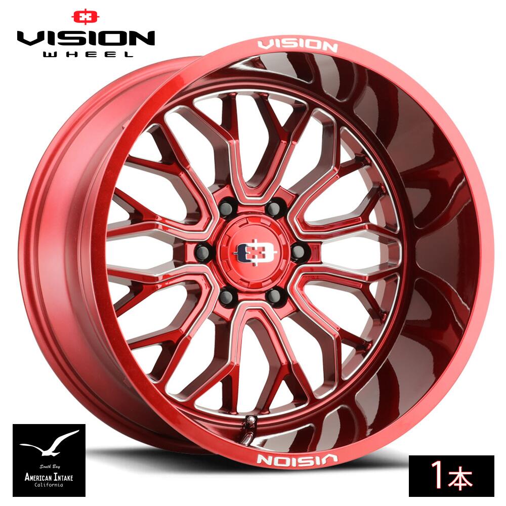 【楽天市場】Vision Wheel ビジョンホイール 402 Riot | Red Tint Milled Spoke ( 1本 ...