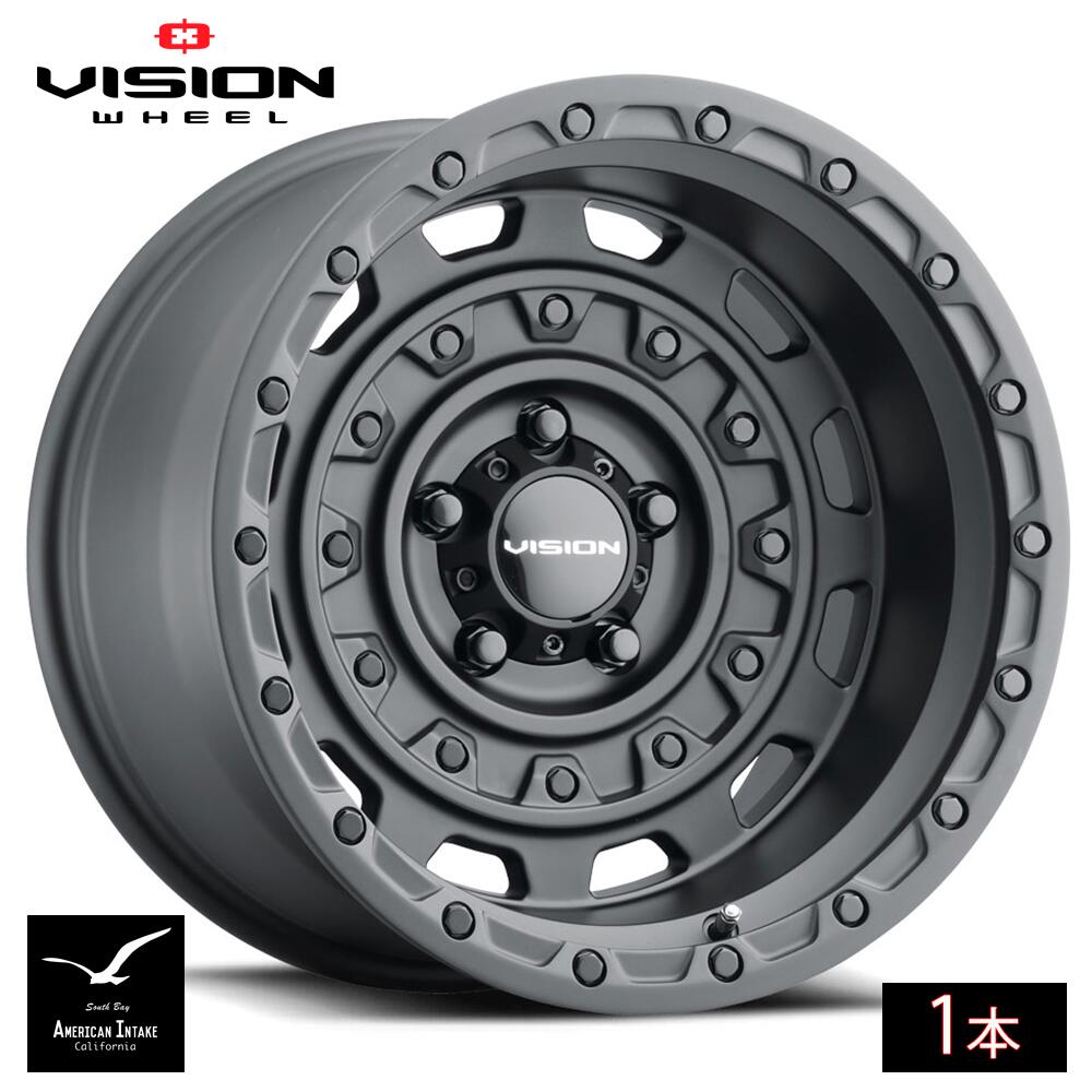 【楽天市場】Vision Wheel ビジョンホイール 403 Tactical | Satin Black ( 1本 )：American ...