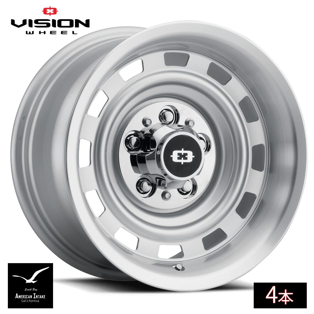 【楽天市場】Vision Wheel ビジョンホイール 54 Cheyenne | Silver Machined Lip ( 4本 ...