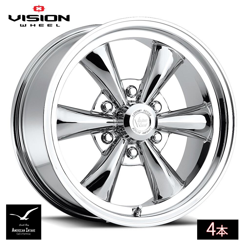 【楽天市場】Vision Wheel ビジョンホイール 141 Legend 6 | Chrome ( 4本 )：American-Intake