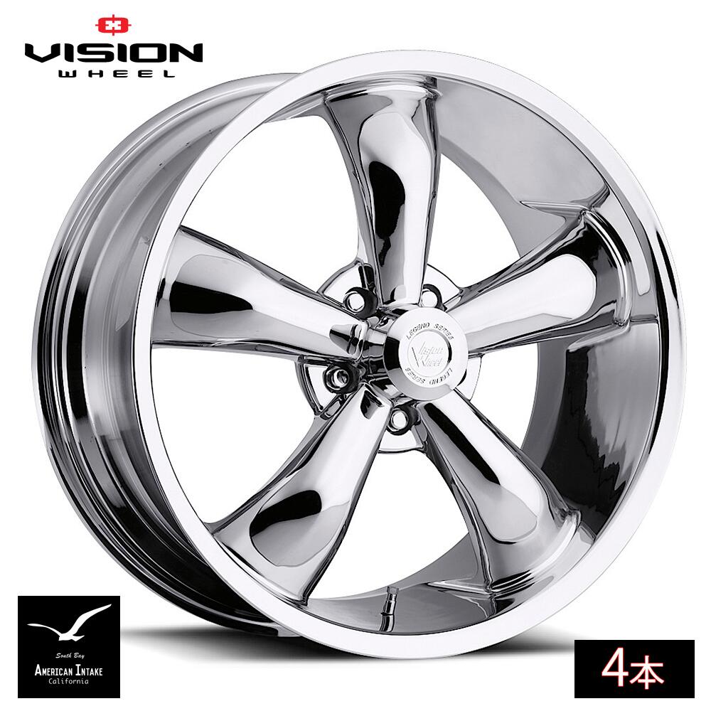 【楽天市場】Vision Wheel ビジョンホイール 142 Legend 5 | Chrome ( 4本 )：American-Intake