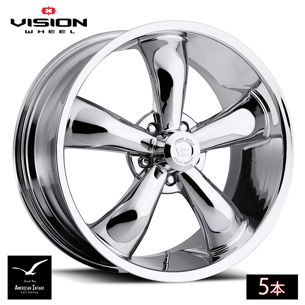 【楽天市場】Vision Wheel ビジョンホイール 142 Legend 5 | Chrome ( 5本 )：American-Intake