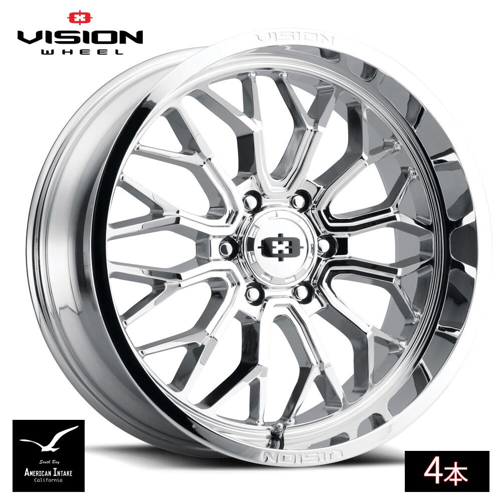 【楽天市場】Vision Wheel ビジョンホイール 402 Riot | Chrome ( 4本 )：American-Intake