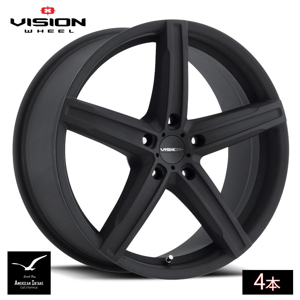 【楽天市場】Vision Wheel ビジョンホイール 469 Boost | Satin Black ( 4本 )：American-Intake