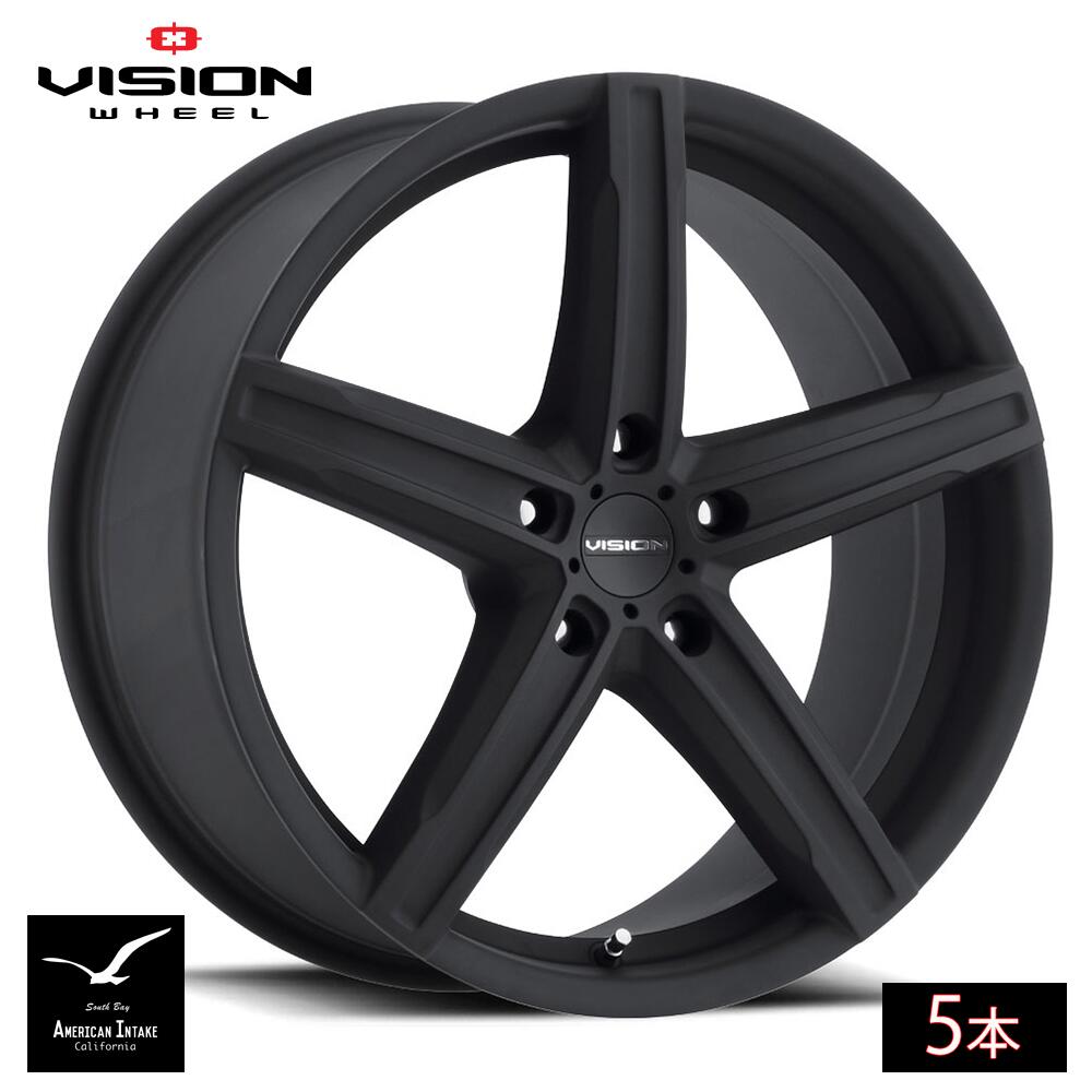 【楽天市場】Vision Wheel ビジョンホイール 469 Boost | Satin Black ( 5本 )：American-Intake