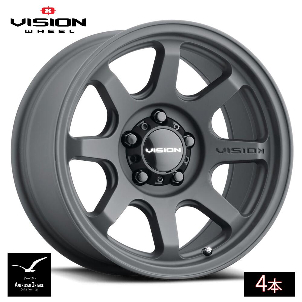 【楽天市場】Vision Wheel ビジョンホイール 351 Flow | Satin Black ( 4本 )：American-Intake