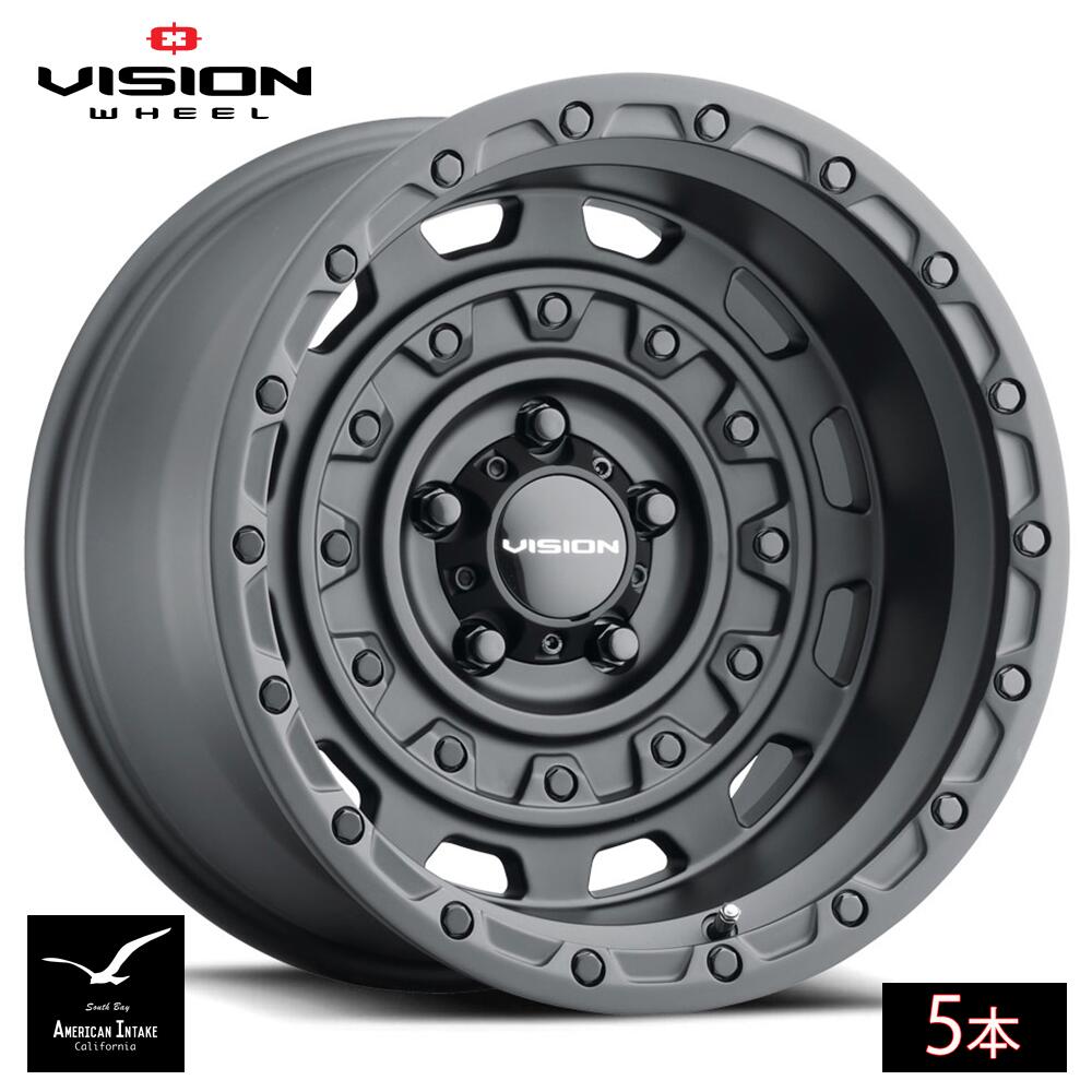 【楽天市場】Vision Wheel ビジョンホイール 403 Tactical | Satin Black ( 5本 )：American ...