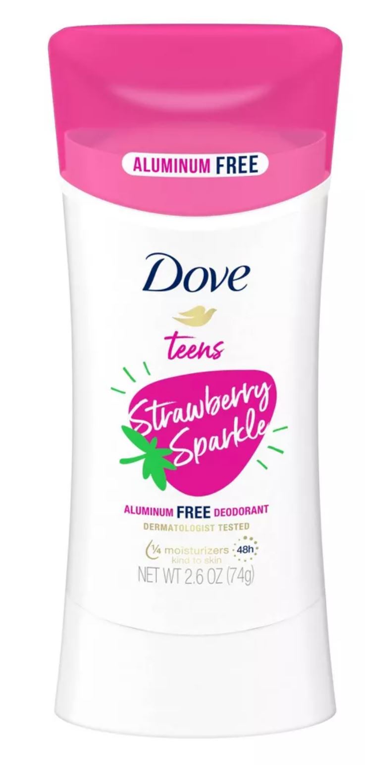【楽天市場】ダヴ Dove デオドラント ビューティーティーンズ Beauty Teens ストロベリー スパークル 74g ...