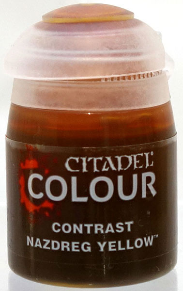 【楽天市場】29-21 シタデルカラー CONTRAST： NAZDREG YELLOW (18ML)[Games Workshop]《在庫 ...
