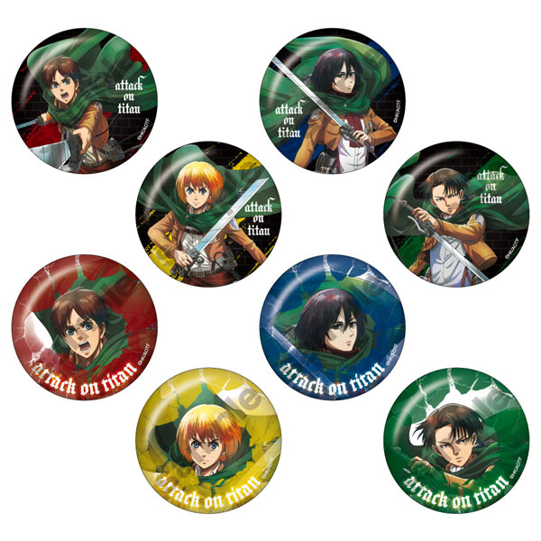 【楽天市場】進撃の巨人 be determined 缶バッジ 8個入りBOX[GRANUP]《04月予約》：あみあみ 楽天市場店