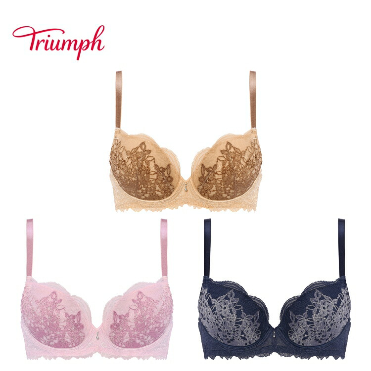 【楽天市場】★セール再値下げMAX36％OFF★[トリンプ]レッドレーベル バイ トリンプ0110 ブラジャー【B,C,D,Eカップ】 TR0110 WHU 脇すっきり 谷間 美胸 レース ...
