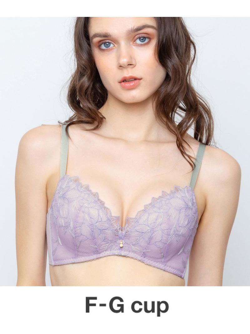 【楽天市場】盛り胸キープ・脇スッキリ・谷間メイクのグラマリッチブラ ダブル盛タイプ F-Gcup AMPHI アンフィ インナー・ルームウェア ブラジャー【送料無料】[Rakuten ...