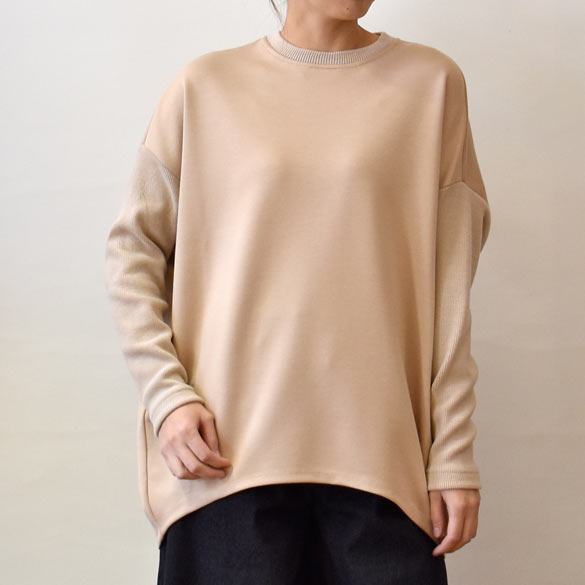 【楽天市場】ププラ（PUPULA）DUAL WARM PONTI 袖別生地 プルオーバー(pp026)(359216)：アンプルール VERY店