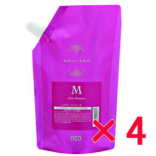 【楽天市場】★【送料無料】 ナンバースリー 003 ／ ミュリアム ／ ミュリアム シャンプー M 500ml (詰替用) 【4個セット】／ 4985514022211：amugis