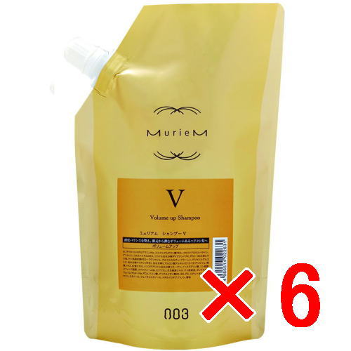 【楽天市場】★【送料無料】 ナンバースリー 003 ／ ミュリアム ゴールド ／ ミュリアム シャンプー V 500ml 詰替え 【6個セット】 4985514022631：amugis