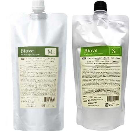 【楽天市場】★【送料無料】 デミコスメティックス ／ Biove ビオーブ モイストスキャルプ シャンプー 450ml ＆ スキャルプリラックス トリートメント 450g セット：amugis