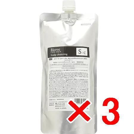 【楽天市場】★【送料無料】 デミコスメティックス ／ Biove ビオーブ フォー メン スキャルプクレンジング 450ml 【3個】：amugis