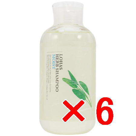 【楽天市場】【店内商品☆ P2倍～20倍！ 4/10 01:59まで】【送料無料】 テクノエイト ／ ロハスハーブシャンプー （モイスト） 300ml 【6個セット】：amugis