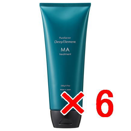 【楽天市場】【店内商品☆ P2倍～20倍！ 6/11 11:59まで】【送料無料】 ミアンビューティー ／ ディープエレメント MA トリートメント 230g ／ 6個セット：amugis