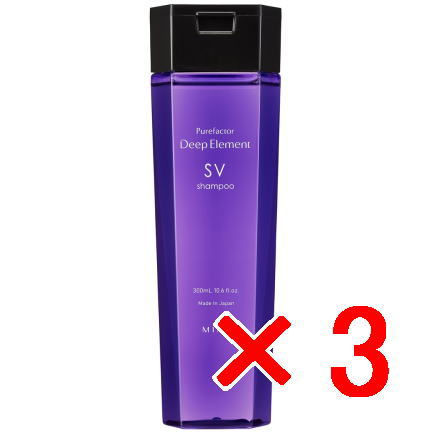 【楽天市場】★【送料無料】 ミアンビューティー ／ ディープエレメント SV シャンプー 300ml ／ 3個セット：amugis