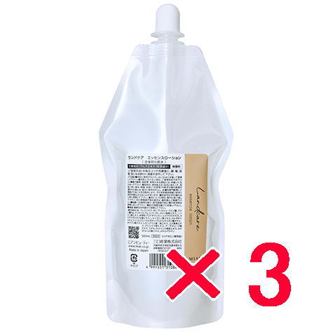 【楽天市場】★【送料無料】 ミアンビューティー ／ ランドケア エッセンスローション 500mL リフィル 【3個】 全身用化粧水：amugis