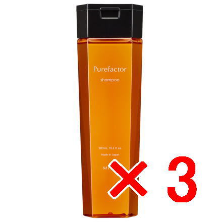 【楽天市場】【商品別：P2倍～20倍！ 3/11 01:59まで】【送料無料】 ミアンビューティー ／ ピュアファクター シャンプー 300ml ／ 3個セット：amugis