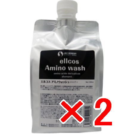 【楽天市場】【店内商品☆ P2倍～20倍！ 4/27 09:59まで】【送料無料】 エルコス ELLCOS ／アミノウォッシュ 1000ml 【2個】 シャンプー：amugis