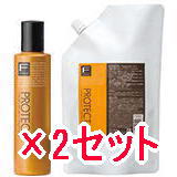 【楽天市場】★【送料無料】 フィヨーレ FIOLE F ／ Fプロテクト フォルムキーパー 200ml 500mlレフィル 2セット／ 洗い流さないヘアトリートメント：amugis