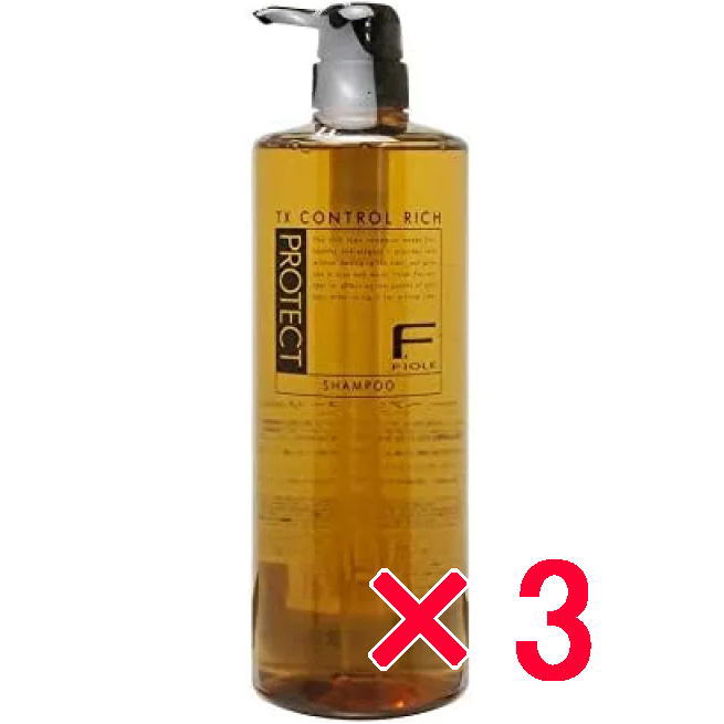 【楽天市場】★【送料無料】 フィヨーレ FIOLE Fプロテクト リッチ シャンプー 1000ml ポンプ【3個】：amugis