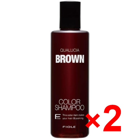 【楽天市場】★【送料無料】 フィヨーレ FIOLE ／ クオルシア カラーシャンプー ブラウン 250ml 2個セット 染毛料：amugis
