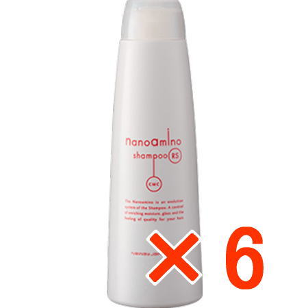 【楽天市場】【店内商品☆ P2倍～20倍！ 5/26 01:59まで】【送料無料】ニューウェイジャパン ／ ナノアミノ シャンプー RS 250ml 【6個】：amugis
