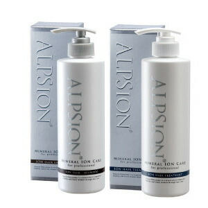 【楽天市場】★【送料無料】 アルピジョン ALPSION ／ イオン ヘア シャンプー H 490ml & イオン ヘア トリートメント 490g セット ／ ミネラルイオンケア：amugis