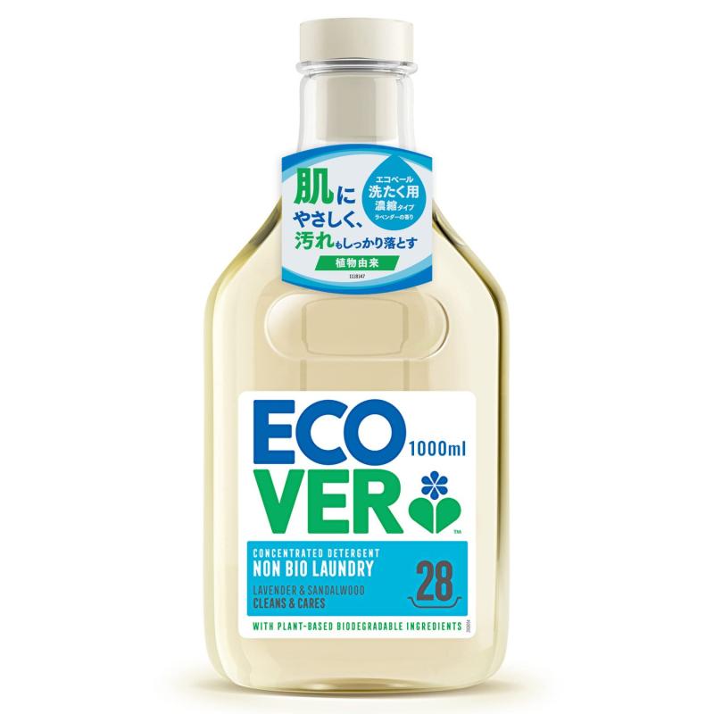 【楽天市場】エコベール 洗濯洗剤 濃縮 ランドリーリキッド 本体 1000ml ラベンダー&サンダルウッドの香り ecover 肌に優しい 液体 海外 赤ちゃん laundry 日用品 手荒れ ...