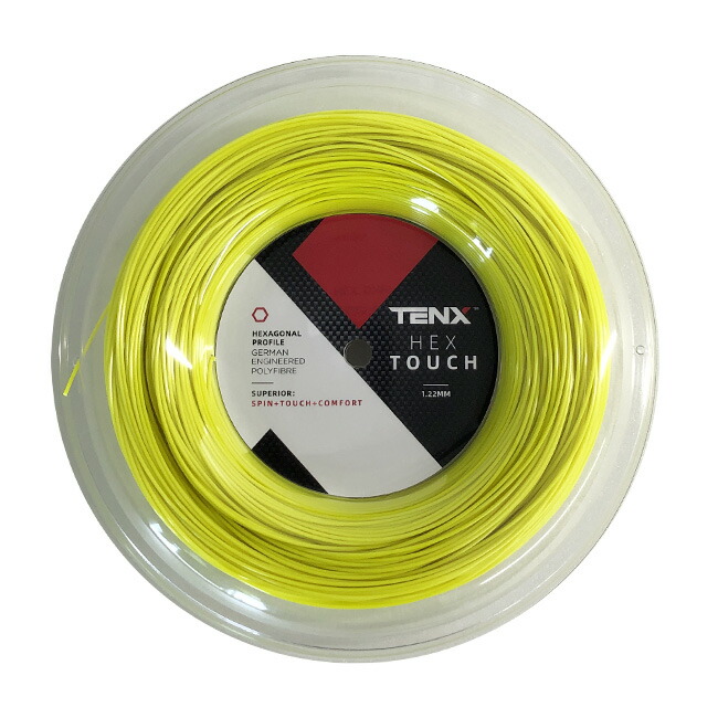 【楽天市場】テンエックス プロ(TENX PRO) ヘックス タッチ (HEX TOUCH) 1.22mm 200Mロール 硬式テニス ポリエステルガット (21y8m)[次回使えるクーポン ...