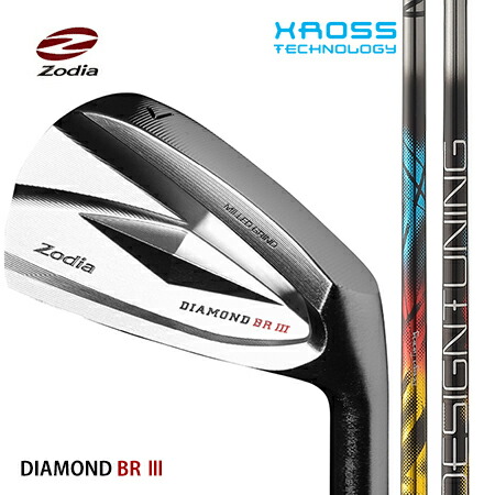 【楽天市場】ZodiaゾディアDIAMOND BR 3アイアン/デザインチューニング ZERO XROSSアイアン ＃5-9・PW 6本セット【カスタム・ゴルフクラブ】：エムズゴルフ工房 楽天市場店