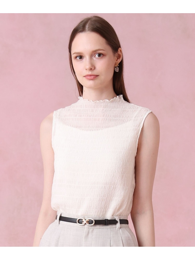 【楽天市場】リンクルシャーリングノースリーブプルオーバー ANAYI アナイ トップス ノースリーブ・タンクトップ ホワイト グリーン ブラック ブラウン【送料無料】[Rakuten ...