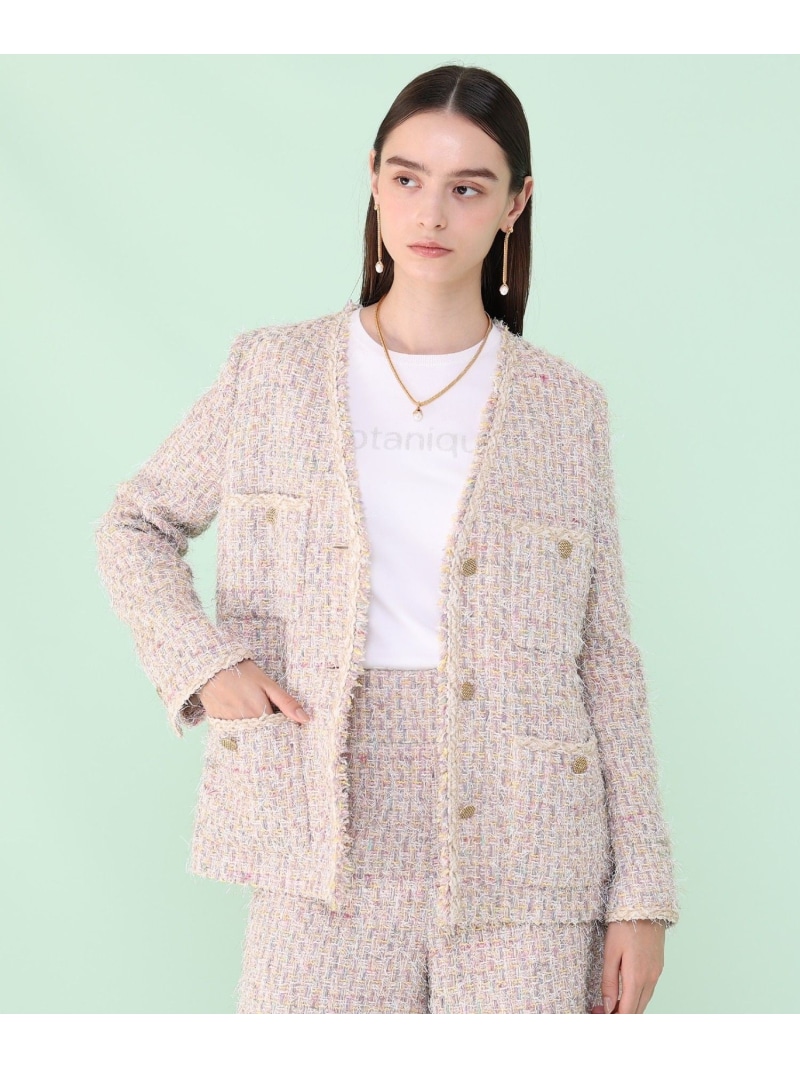 【楽天市場】【セットアップ対応商品】フェザーツイード4ポケット ジャケット ANAYI アナイ スカート その他のスカート ベージュ【先行予約】*【送料無料】[Rakuten Fashion ...