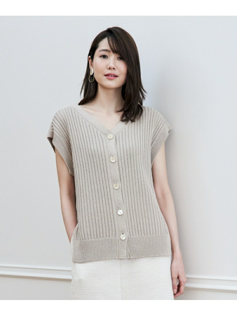 【楽天市場】【SALE／70%OFF】グラスコットン2WAYプルオーバー ANAYI アナイ トップス ニット ベージュ【RBA_E】【送料無料】[Rakuten Fashion]：ANAYI