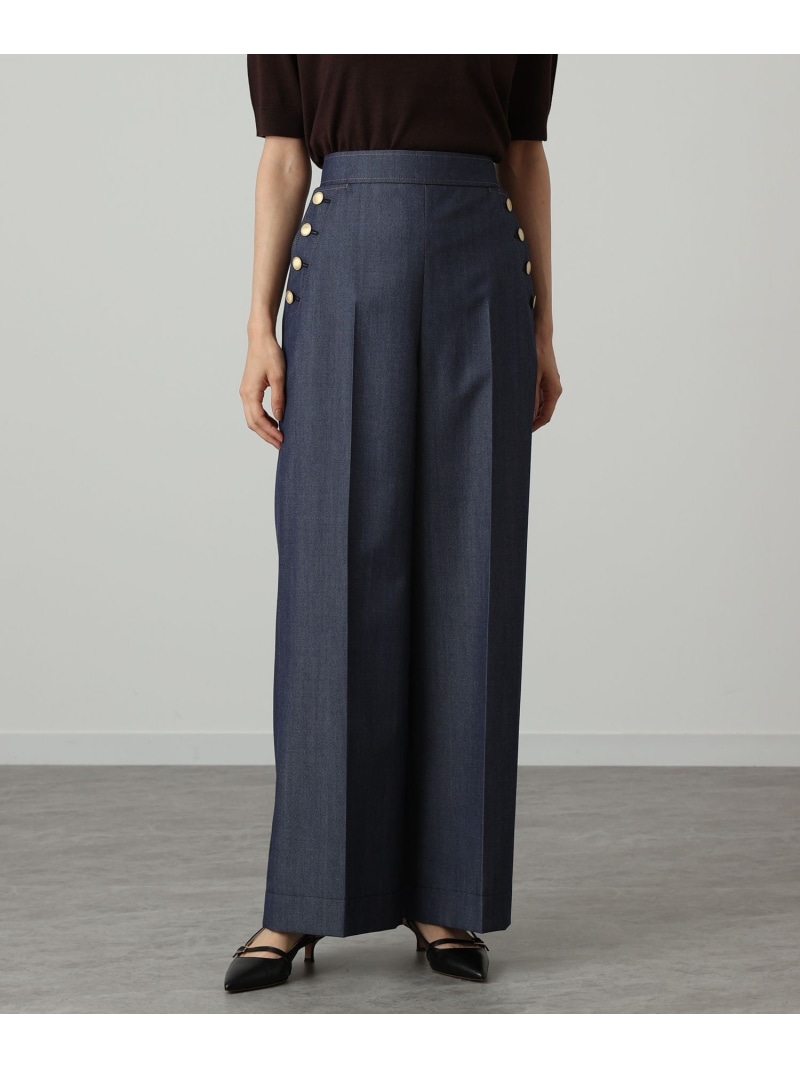 【楽天市場】【セットアップ対応商品】ウールデニムライクマリンパンツ ANAYI アナイ パンツ ジーンズ・デニムパンツ ブルー【送料無料 ...