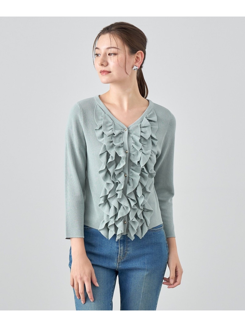 【楽天市場】【SALE／30%OFF】フローリーフリル プルオーバー ANAYI アナイ トップス ニット ブラック グリーン ホワイト【RBA_E】【送料無料】[Rakuten ...