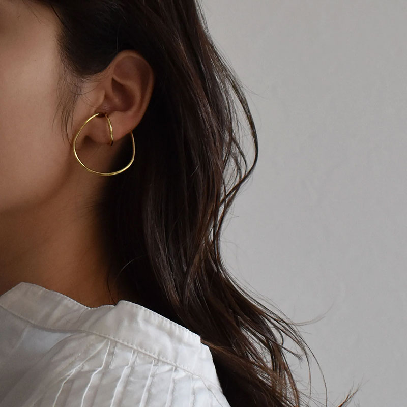 【楽天市場】【a n c e】SV925 DoubleRing Volume Earcuff：a n c e