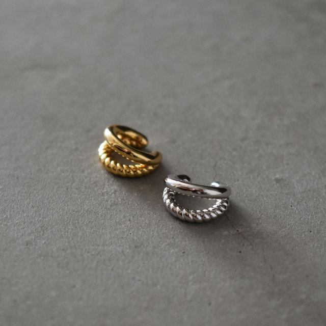 【楽天市場】【a n c e】SV925 2Line Rope Earcuff：a n c e