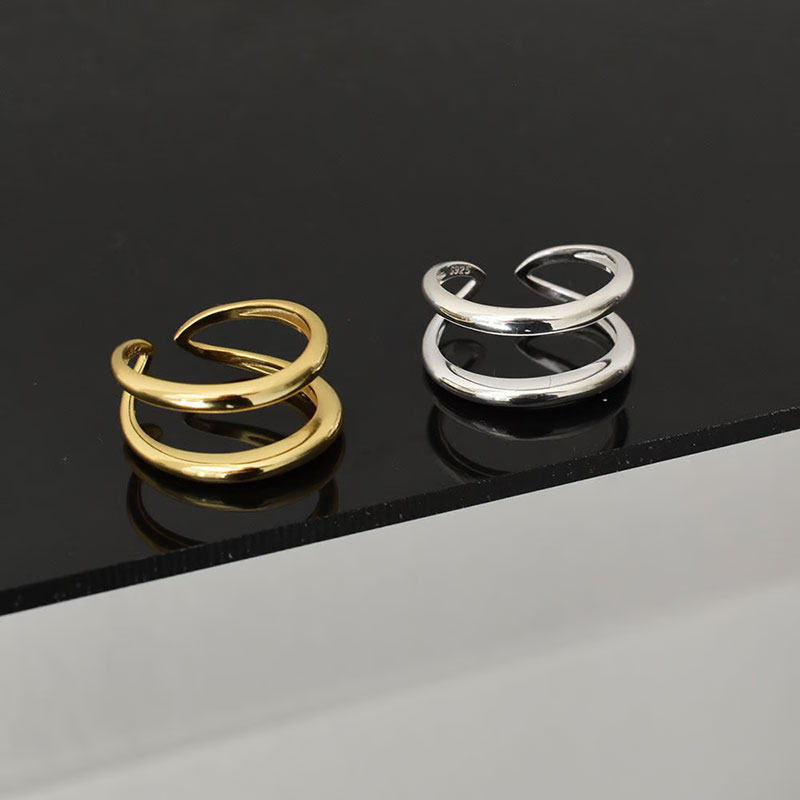 【楽天市場】【a n c e】SV925 Two Line Ring：a n c e