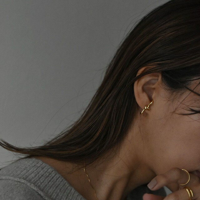 【楽天市場】【a n c e】SV925 Tie and Hook Pierce：a n c e