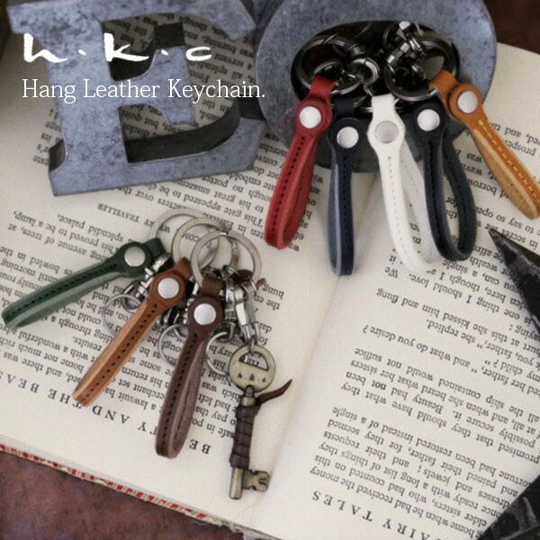 【楽天市場】【受注発注】【HAWKCOMPANY/ホークカンパニー】ハングレザーキーホルダー【メール便A】(レディース レザー 牛革 キー ...