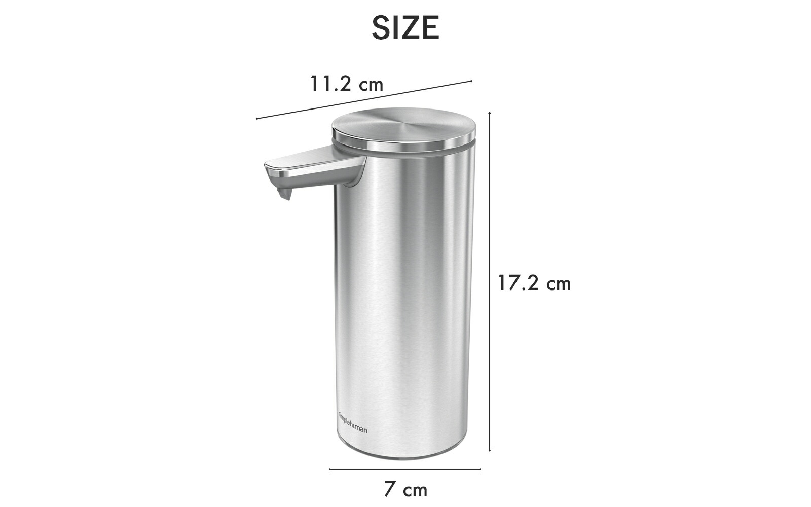 【楽天市場】【正規品】【正規販売店】simplehuman シンプルヒューマン 「充電式センサーポンプ」ST1043 ST1044 ...
